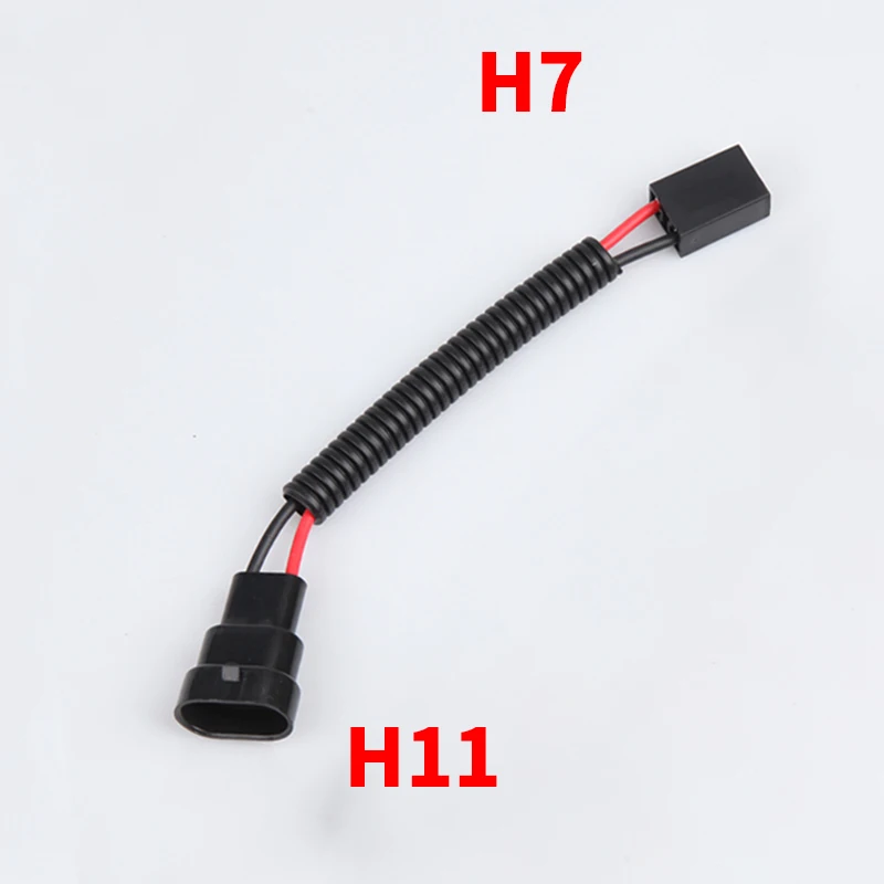 H7 To H11 Conversion Connector Wiring Harness Headlight Fog Light Plug ...
