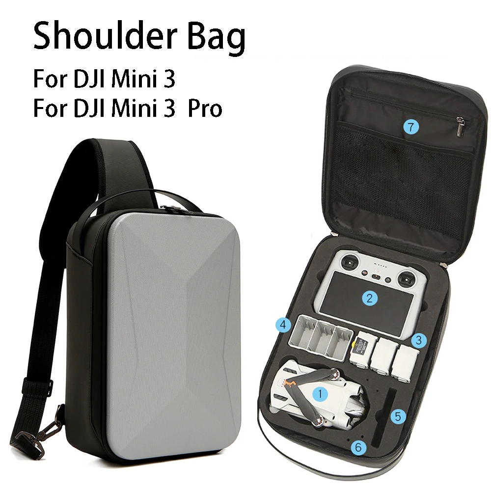 For-DJI-MINI-3-Shoulder-Bag-For-DJI-MINI-3-Pro-Drone-Hard-Shell ...