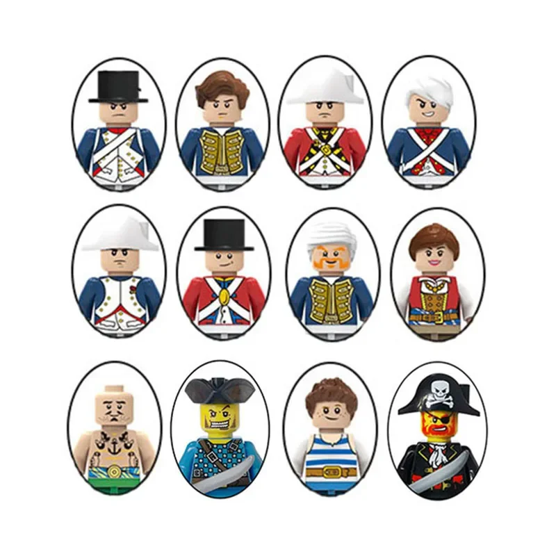 Caribbean-Pirates-Miniature-Accessories-Pirate-Ship-Captain-First-Mate ...