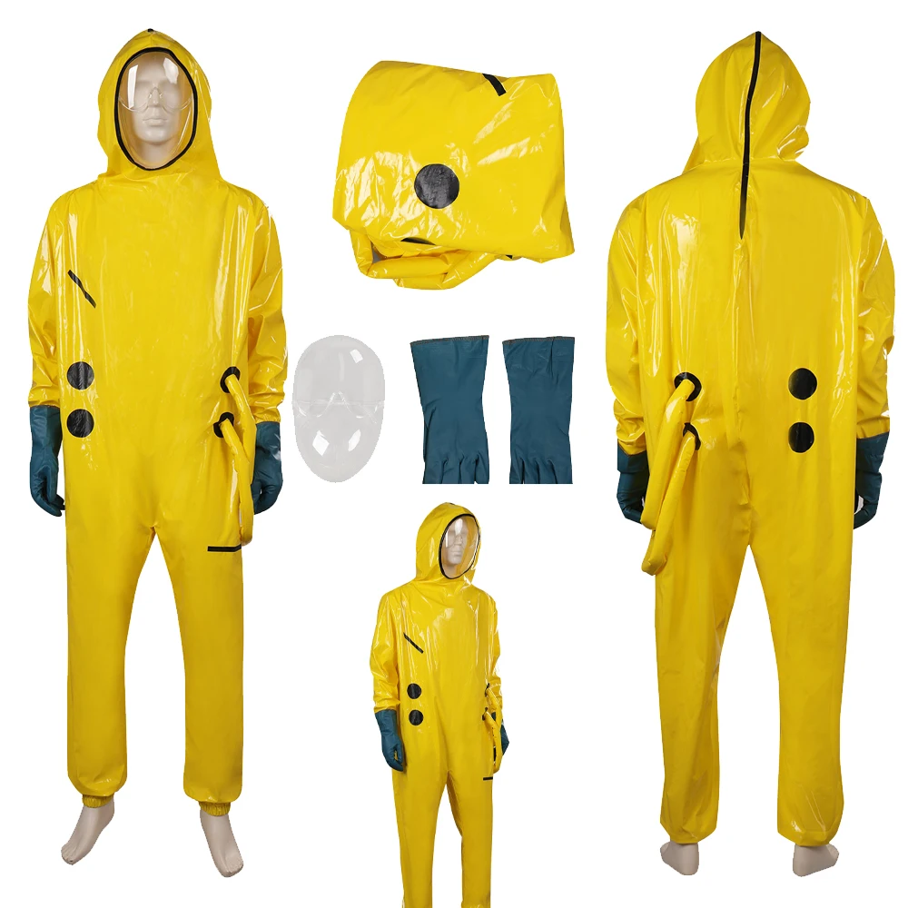 Traje-de-Cosplay-de-The-Backrooms-para-hombre-y-adulto-mono-amarillo ...
