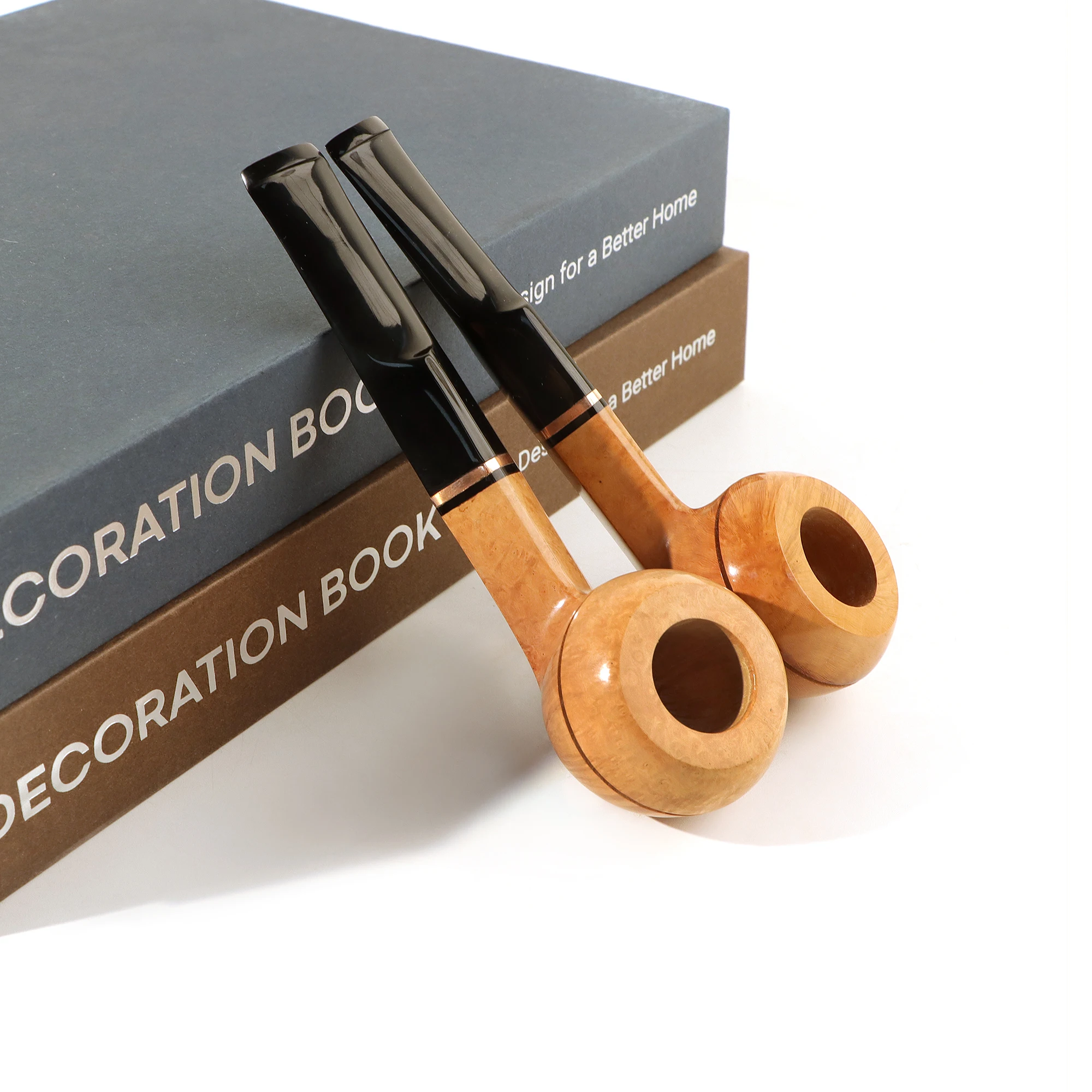 Idea-Pipes-straight-Briar-Wood-Color-Tobacco-Pipe-Bulldog-Shape-No ...