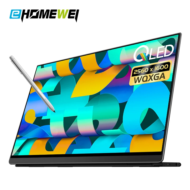 EHOMEWEI-Portable-Monitor-Q3-16-Inches-QLED-2-5K-16-10-Computer ...