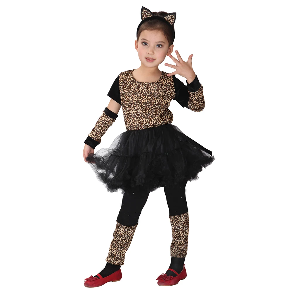 Leopard Cat Costume For Girls