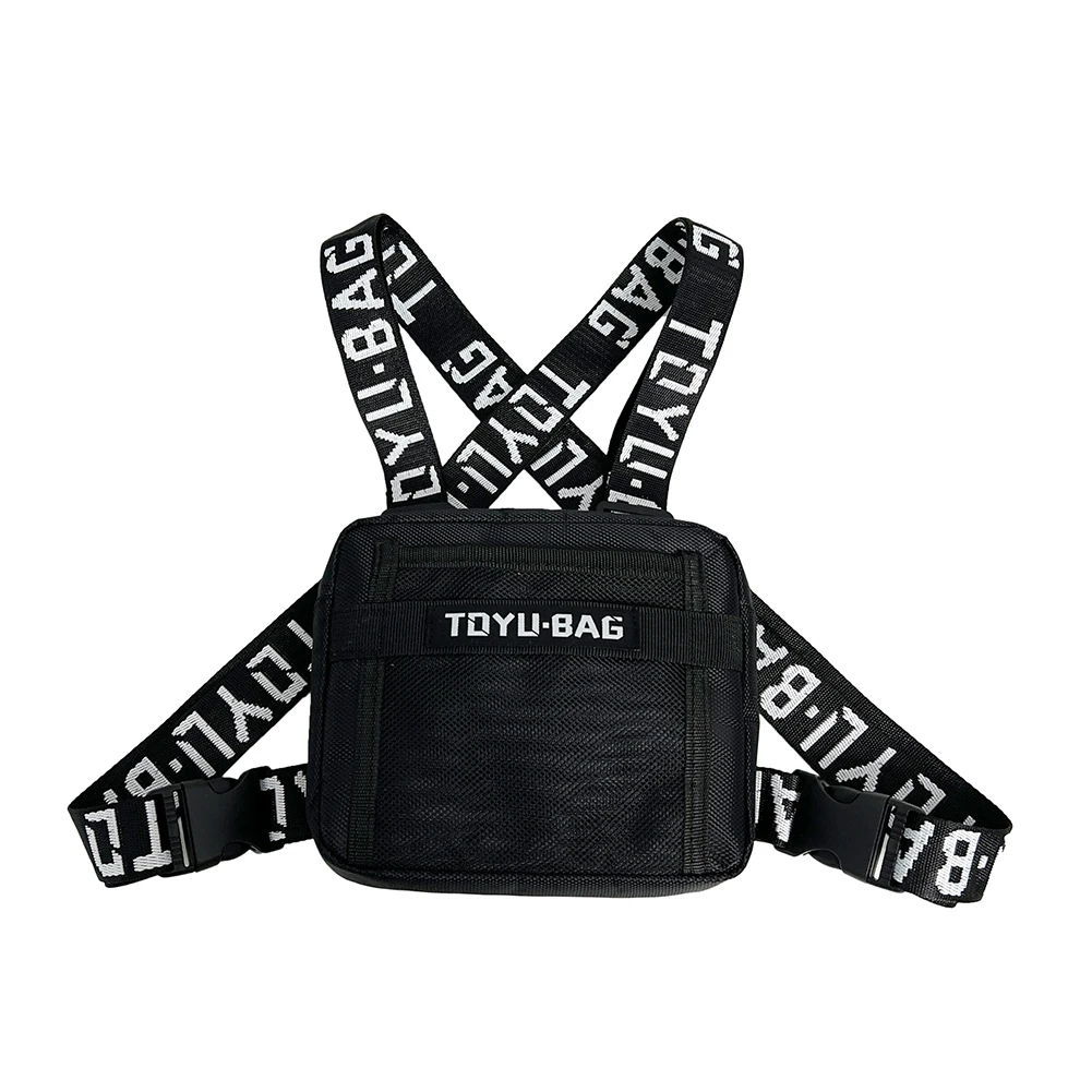 Fashion-Chest-Rig-Bag-Adjustable-Women-Men-Vest-Fanny-Pack-Nylon ...