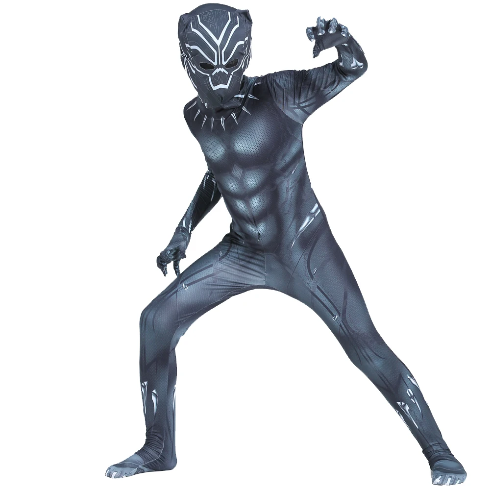 Ensemble-de-collants-Black-Panther-pour-gar-ons-Smile-Hero-Film-Rick ...
