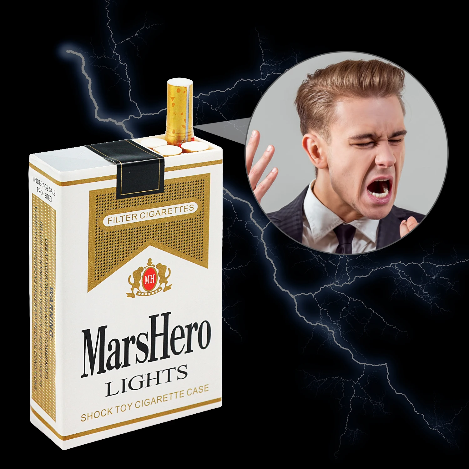 Electric-toy-electric-cigarette-box-new-and-unique-creative-prank-props ...