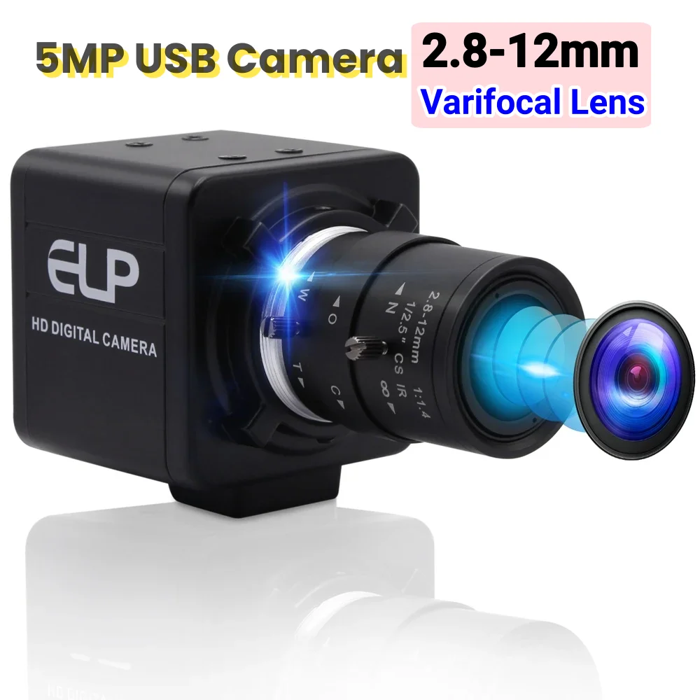 ELP-5MP-Varifocal-CS-2-8-12mm-Lens-4X-Optical-Zoom-USB-Camera-OV5640 ...