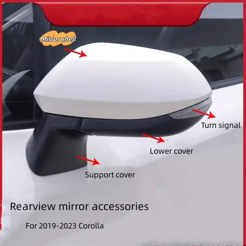 For-Toyota-2019-2023-Corolla-Rearview-Mirror-Housing-Reverse-Mirror ...
