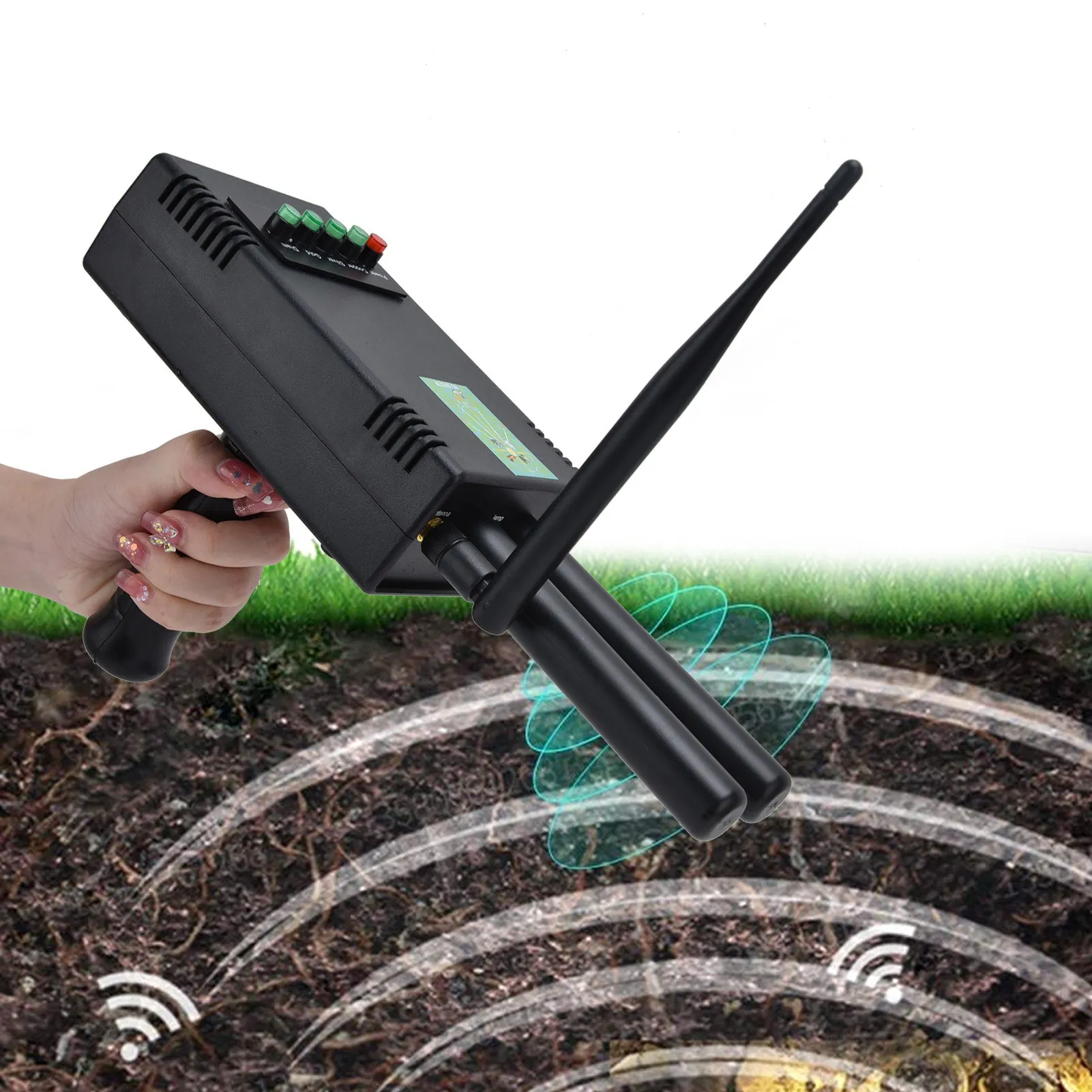 Integrated Metal Detector Professional 1200m Underground Gold Silver ...