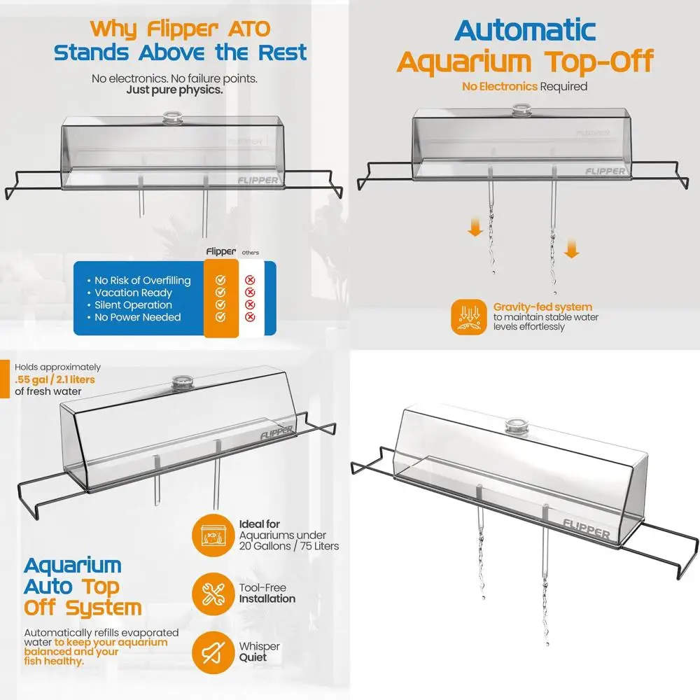 Flipper Aquarium Auto Top Off System ATO Water Level Maintainer for ...