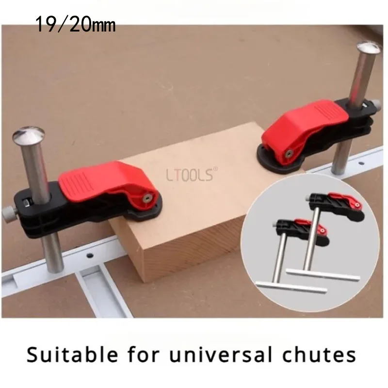 T-type-Chute-Vise-Hold-Down-Clamp-for-19-20mm-Desktop-Dog-Holes-Quick ...