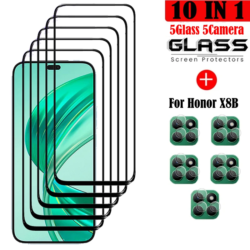 Full-Cover-Full-Glue-Tempered-Glass-For-Honor-X8b-Screen-Protector-For ...