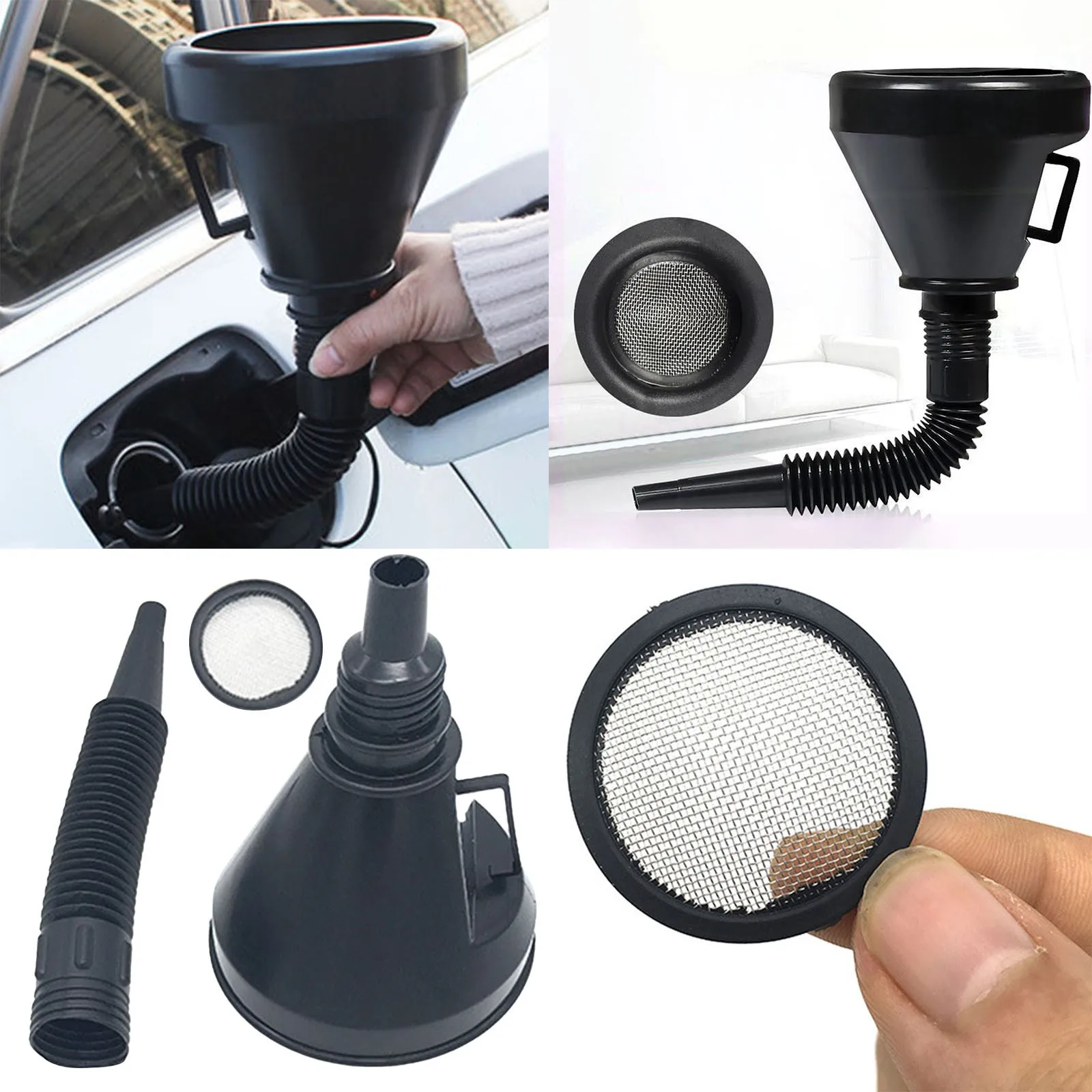 Automotive Supplies Motorcycle Refueling Funnel With Thickened Funnel ...