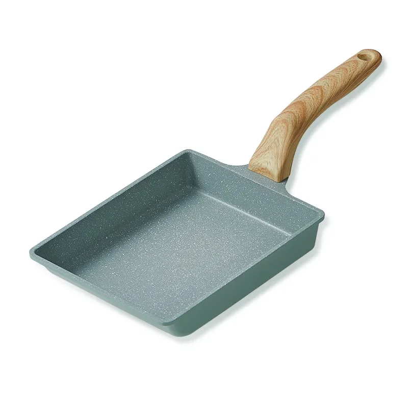 Japanese-Frying-Pan-Flat-Bottom-Melaleuca-Non-stick-Pan-Maifan-Stone ...