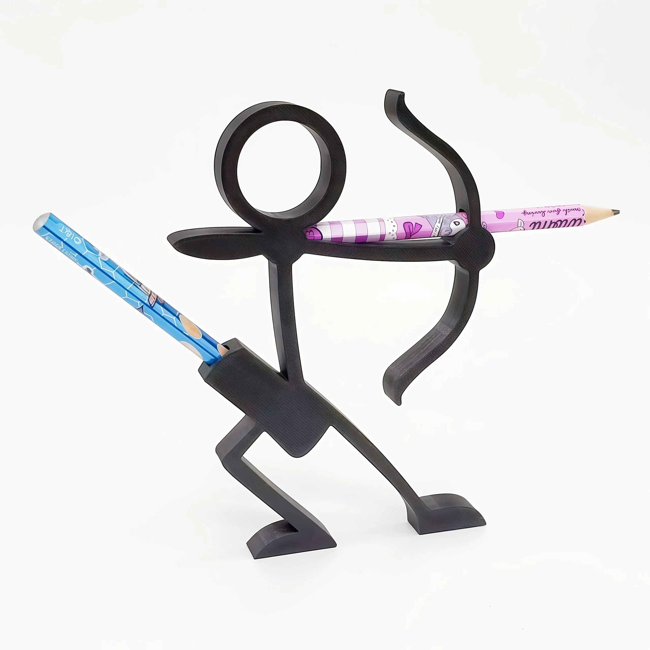 3D Printed Stick Figure Pencil Holders | Pen Stands, Pen Pots, Desktop ...