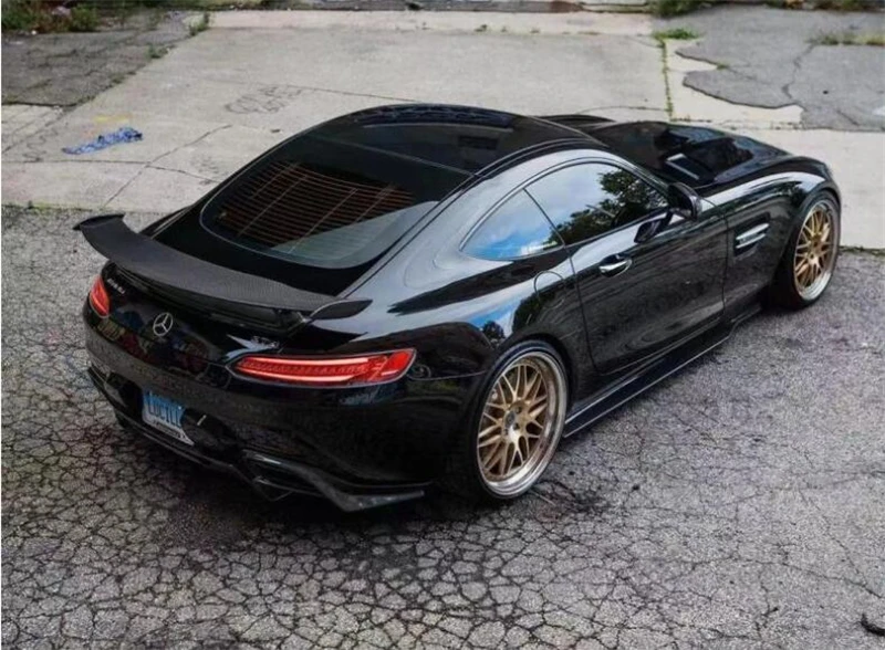 Real Carbon Fiber Spoiler For Mercedes Benz AMG GT GTS GTC C190 2015-2023 High Quality Rear Wing ...