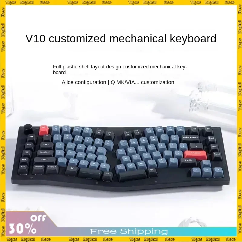 V10-mechanical-keyboard-customized-special-shaped-Alice-ergonomic ...