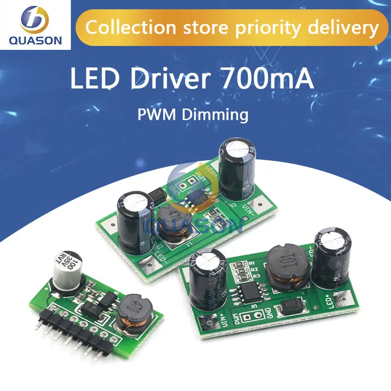 3W DC IN 7 30V OUT 700mA LED lamp Driver Support PMW DimmerDC DC 7.0 ...
