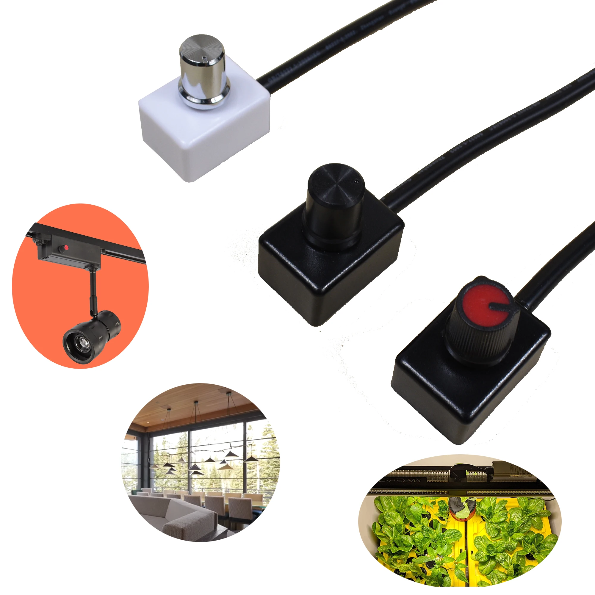 Anti-interferece-Mini-Knob-Light-Dimmer-Brightness-Passive-Regulator ...