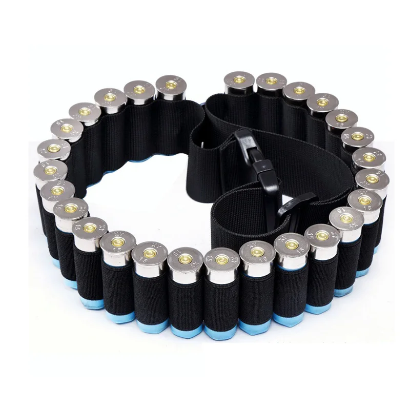 Tactical-Shotgun-Bandolier-Belt-para-12-20-Calibre-Bala-Shell-Bolsa ...