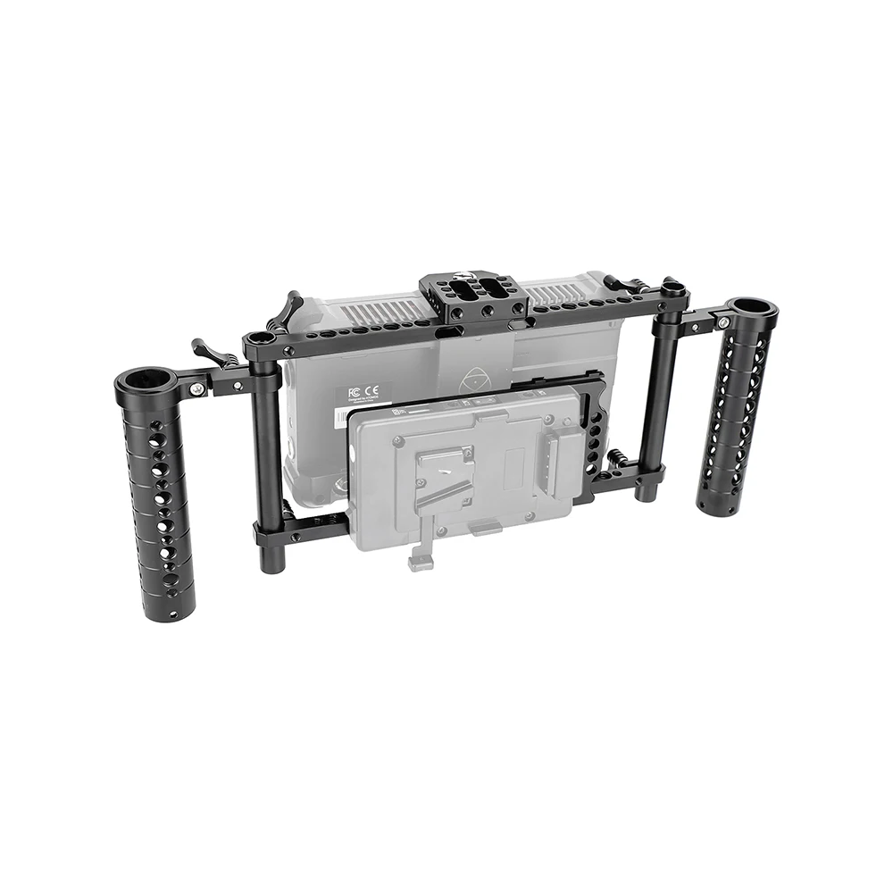 KIMRIG-Director-s-Monitor-Cage-Rig-With-Dual-Cheese-Handle-Grip-Battery ...