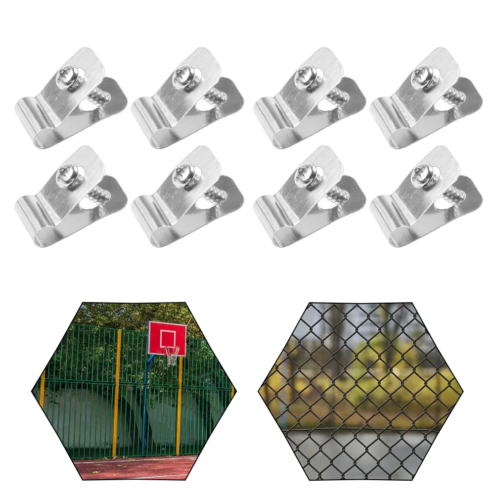 100/200PCS Clips Fence Wire Clamps Agricultural Fencing Mounting Clips ...