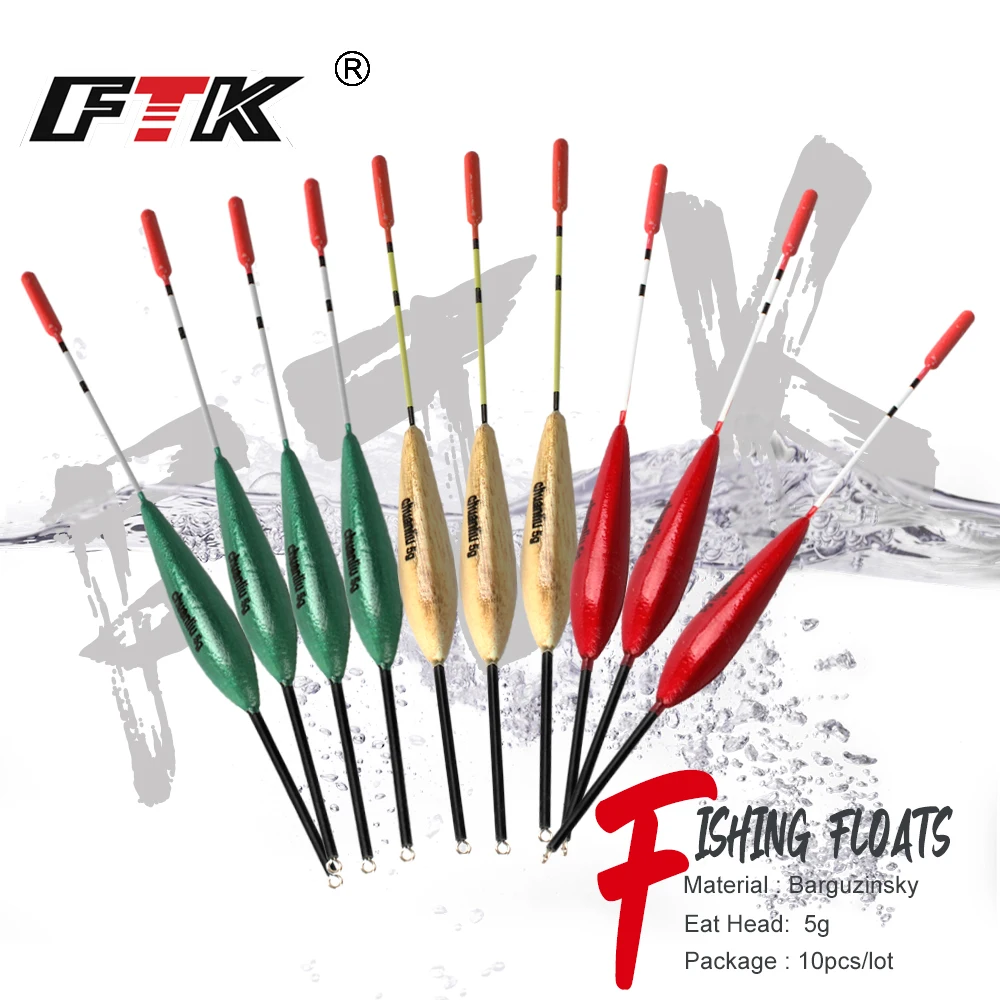 FTK-Brand-10pcs-lot-Fishing-Float-Barguzinsky-Fir-Floats-Size-5g-for ...