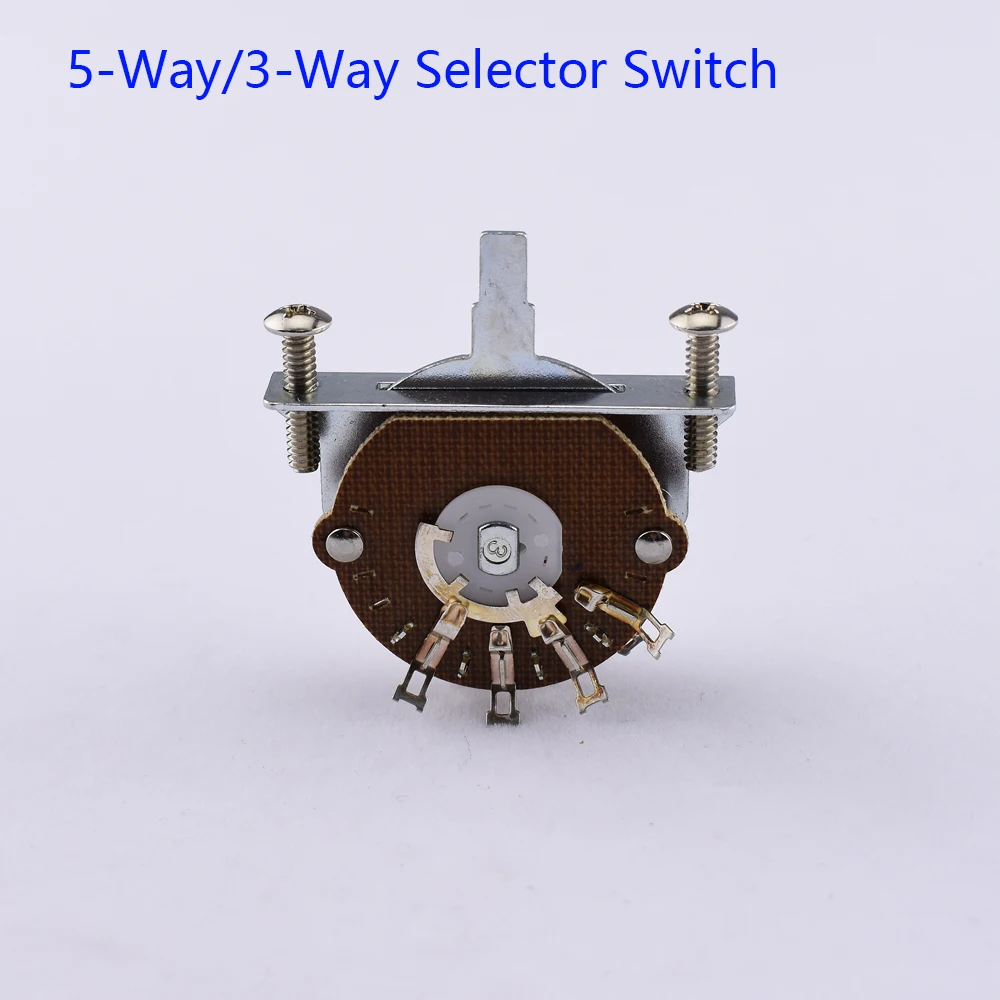 1 Piece OAK 5-Way/3-Way Electric Guitar Pickup Selector Switch Pickups ...