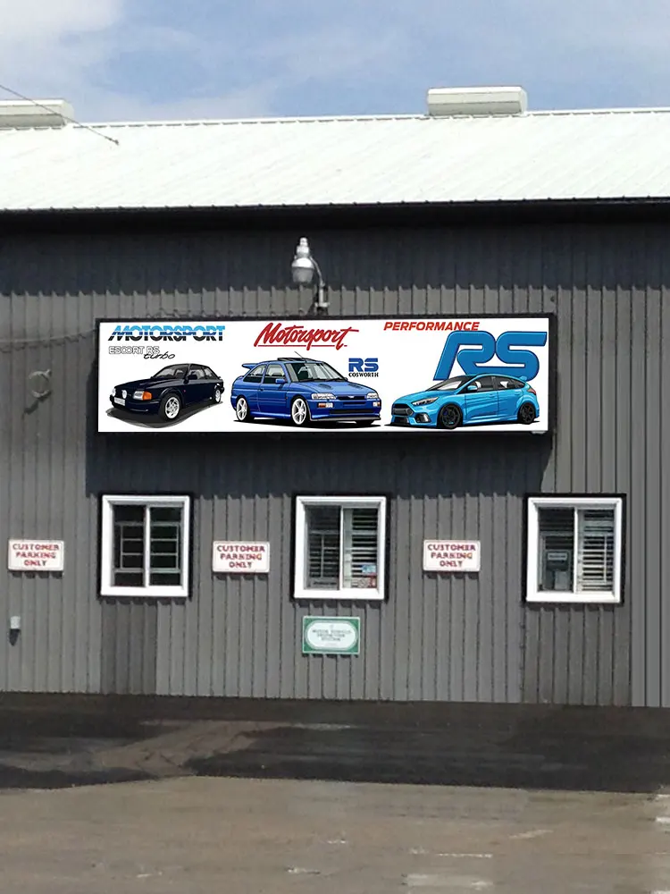 60x240cm-CAR-Flag-Banner-Tapestry-Polyester-Printed-Flag-Garage-or ...