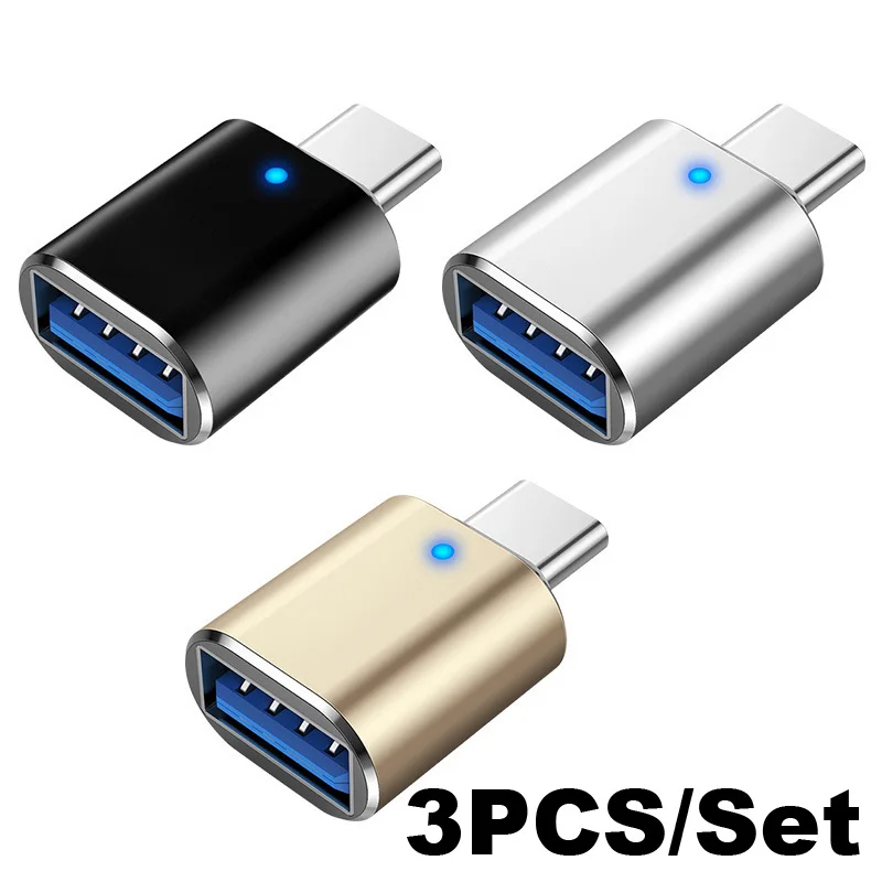 Universal Type-C to USB 3.0 OTG Adapter Connector For Mobile Phone ...