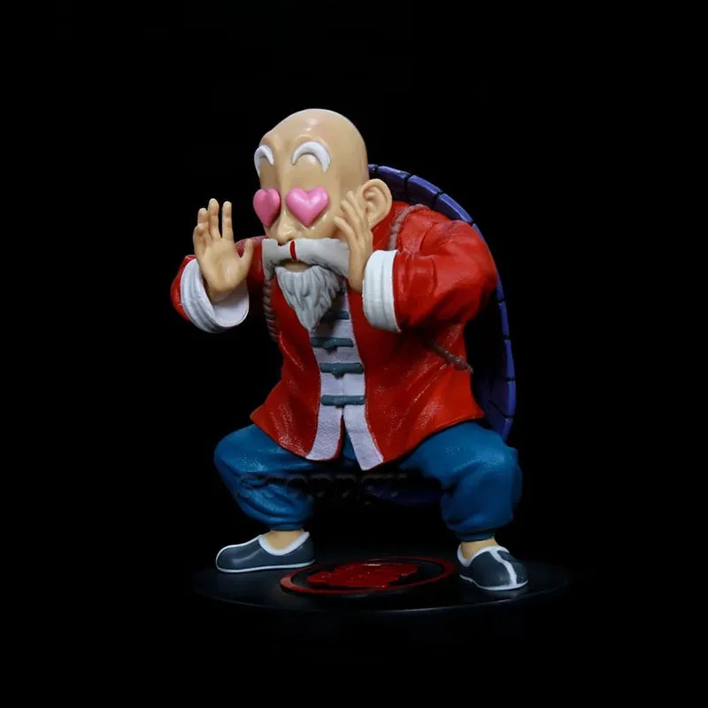 16cm Anime Dragon Ball Figure Master Roshi Model Love Eye Nosebleeds ...