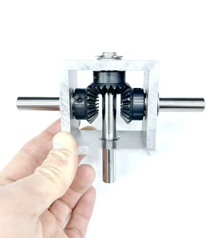 90-degree Right-angle Bevel Gear Corner Device 1:1, One in and Two Out ...