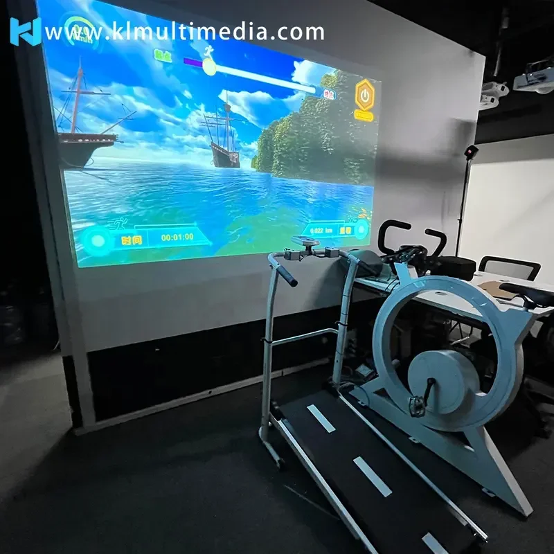 Interactive Treadmill Game System 360 Degree Rotating Vr Walking ...