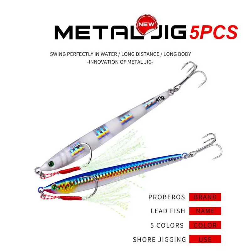 5PCS-DRAGER-Super-Slim-SSZ-Metal-Casting-Jig-20G-30G-Shore-Drag-Cast ...