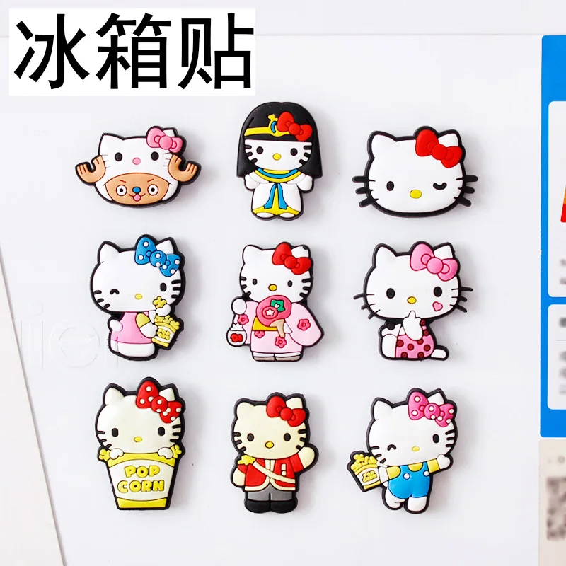 50Pcs-Lot-Hello-Kitty-Silicone-Fridge-Mini-Refrigerator-Home-Decoration ...