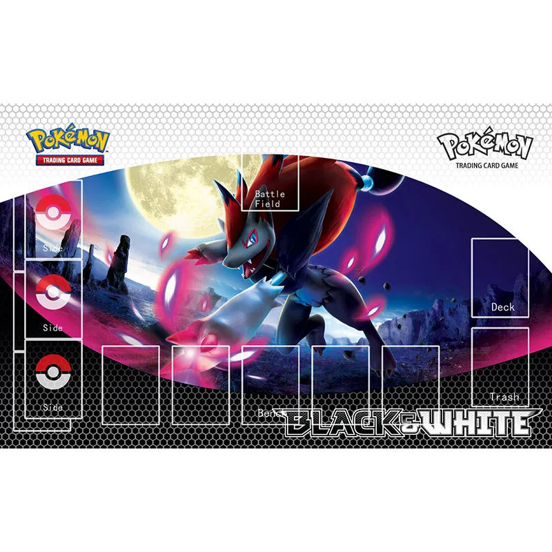 포켓몬 애니메이션 Playmat Zoroark 트레이딩 카드 게임 괴물 마우스 매트 폼 보드 게임 패드 어린이를위한 장난감|카드 ...
