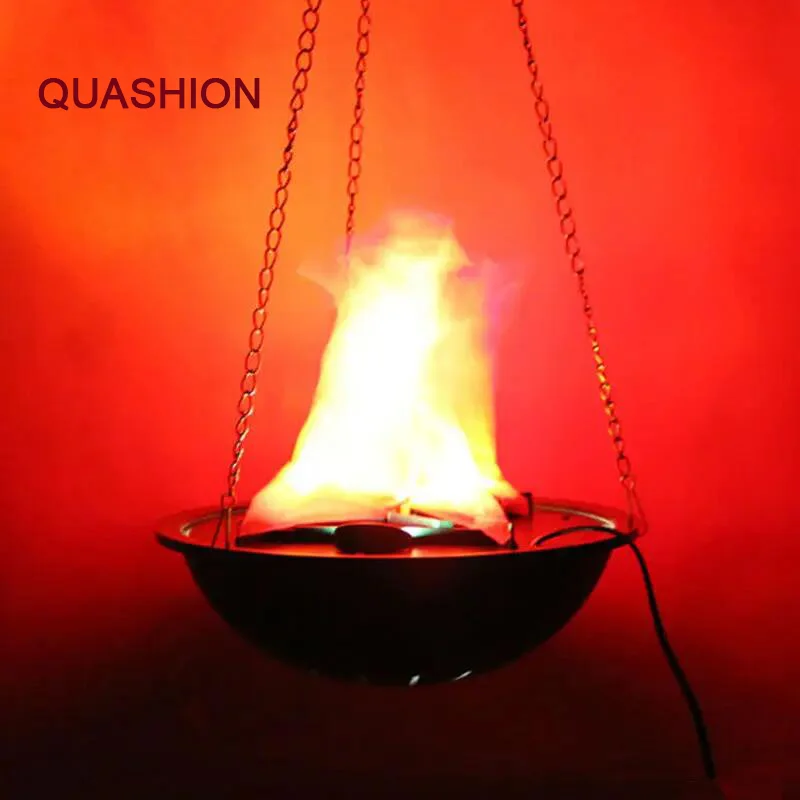 New 220v 20/30cm Loft Halloween Electronic Brazier Light Campfire Flame ...