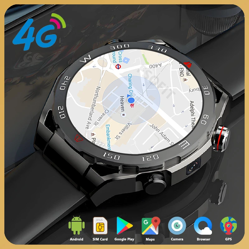 Smartwatch-com-o-Google-Play-Maps-4G-Cart-o-SIM-Bluetooth-GPS-WiFi-NFC ...