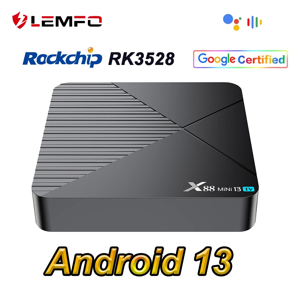 LEMFO-Dispositivo-de-TV-inteligente-X88-decodificador-con-Android-13 ...