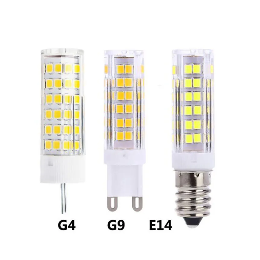 G4 G9 E14 E12 B15 E11 E17 LED Bulb 220V/110V LED Corn Bulbs 8W 10W ...