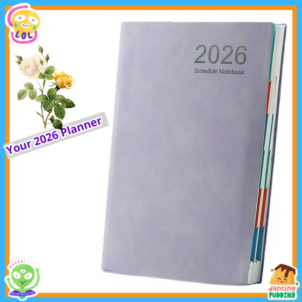 2026 Planner Book, Self-Discipline Calendar Planner, Weekly&Monthly ...