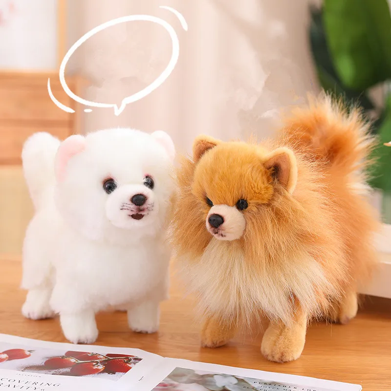High-Quality-Cute-Plush-Pomeranian-Dog-Real-Life-Toystuffed-Animals ...