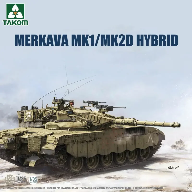 TAKOM-Assemble-Model-Kit-2078-79-Merkava-Main-Battle-Tank-Mk-1-Mk-2D-1 ...