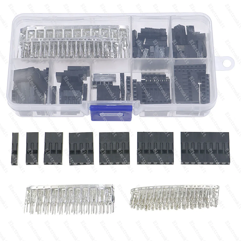 310pcs 2.54mm Male Female Dupont Wire Jumper and Female(1Pin 2Pin 3Pin ...