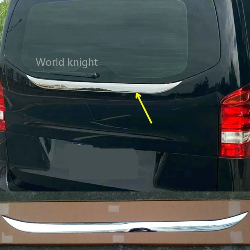 ABS-Chrome-1pc-Rear-Trunk-Door-Lid-Cover-Trims-For-Mercedes-Benz-Vito ...
