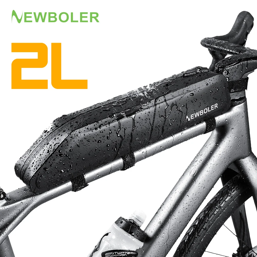 NEWBOLER 2L Bike Bag Portable Frame Front Tube Cycling Bag MTB Road ...