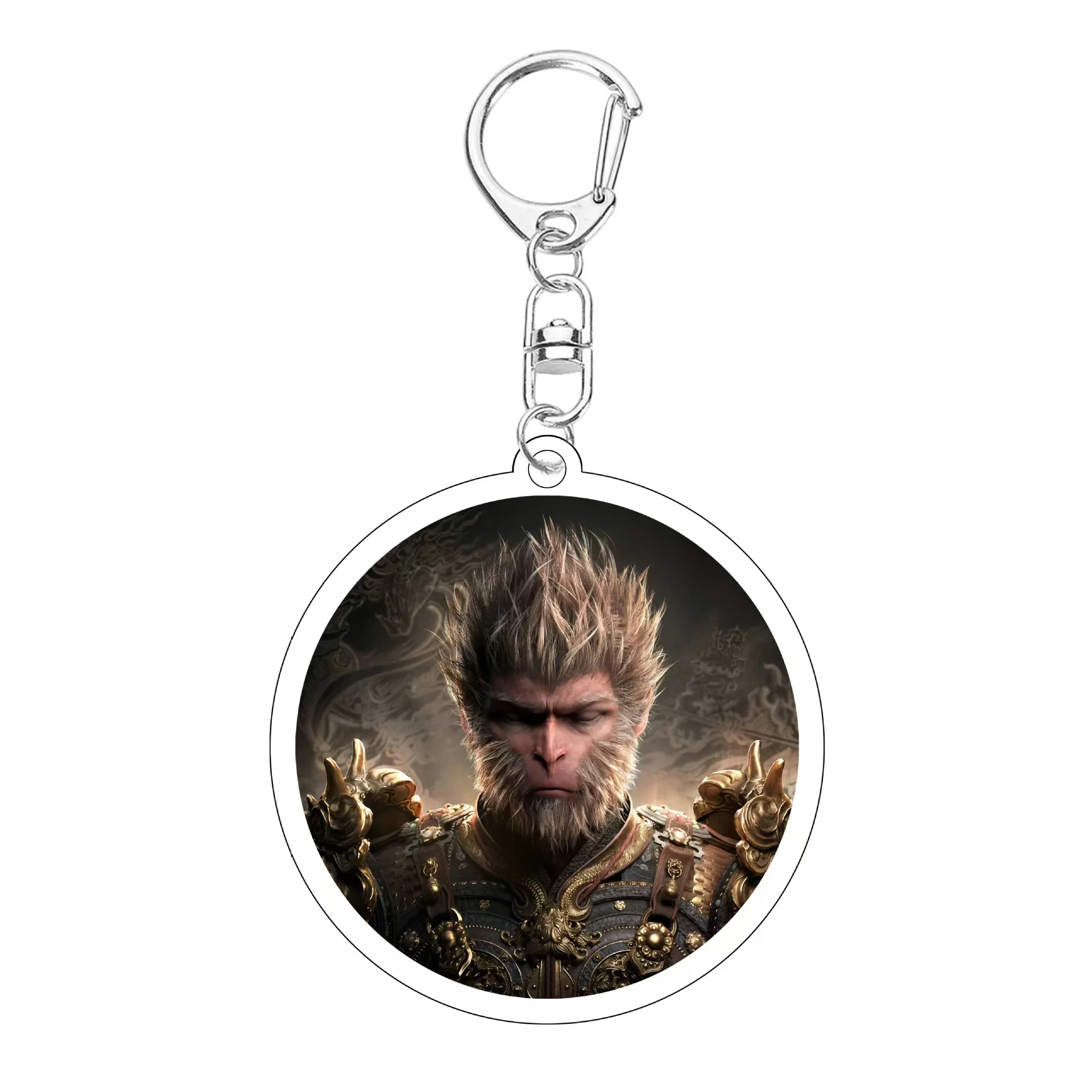 Black-myth-Wukong-acrylic-keychain-jewelry-key-chain-pendant-game ...