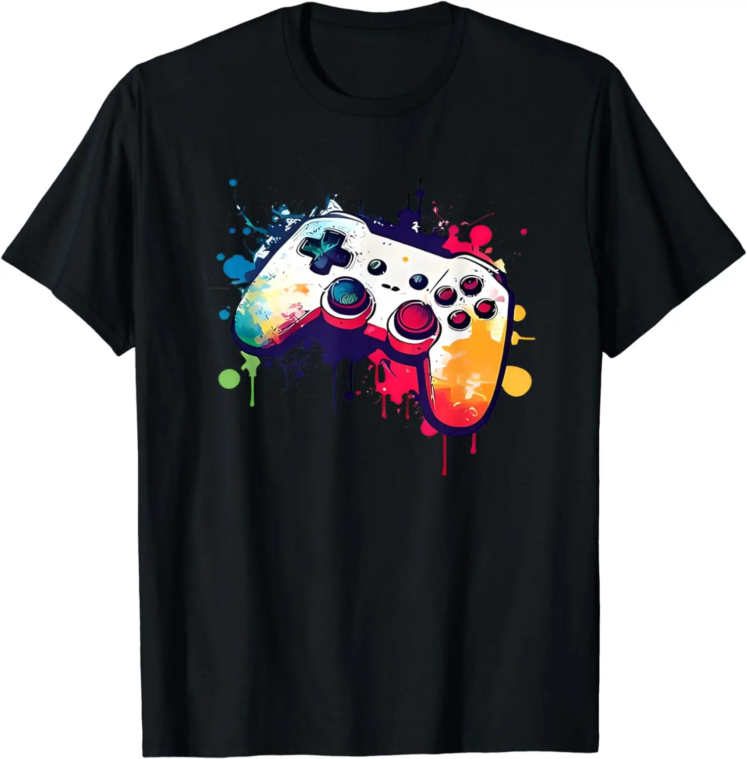 Control-All-The-Things-Video-Game-Controller-Gamer-Boys-Men-T-Shirt ...