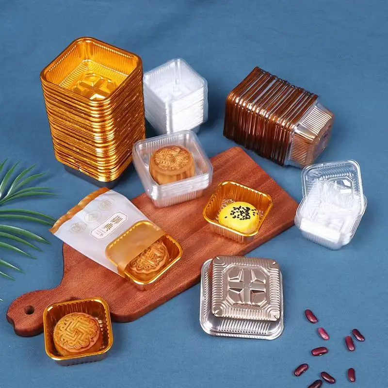 100pcs-Square-Moon-Cake-Trays-Mooncake-Packaging-Box-Without-Cover-Food ...