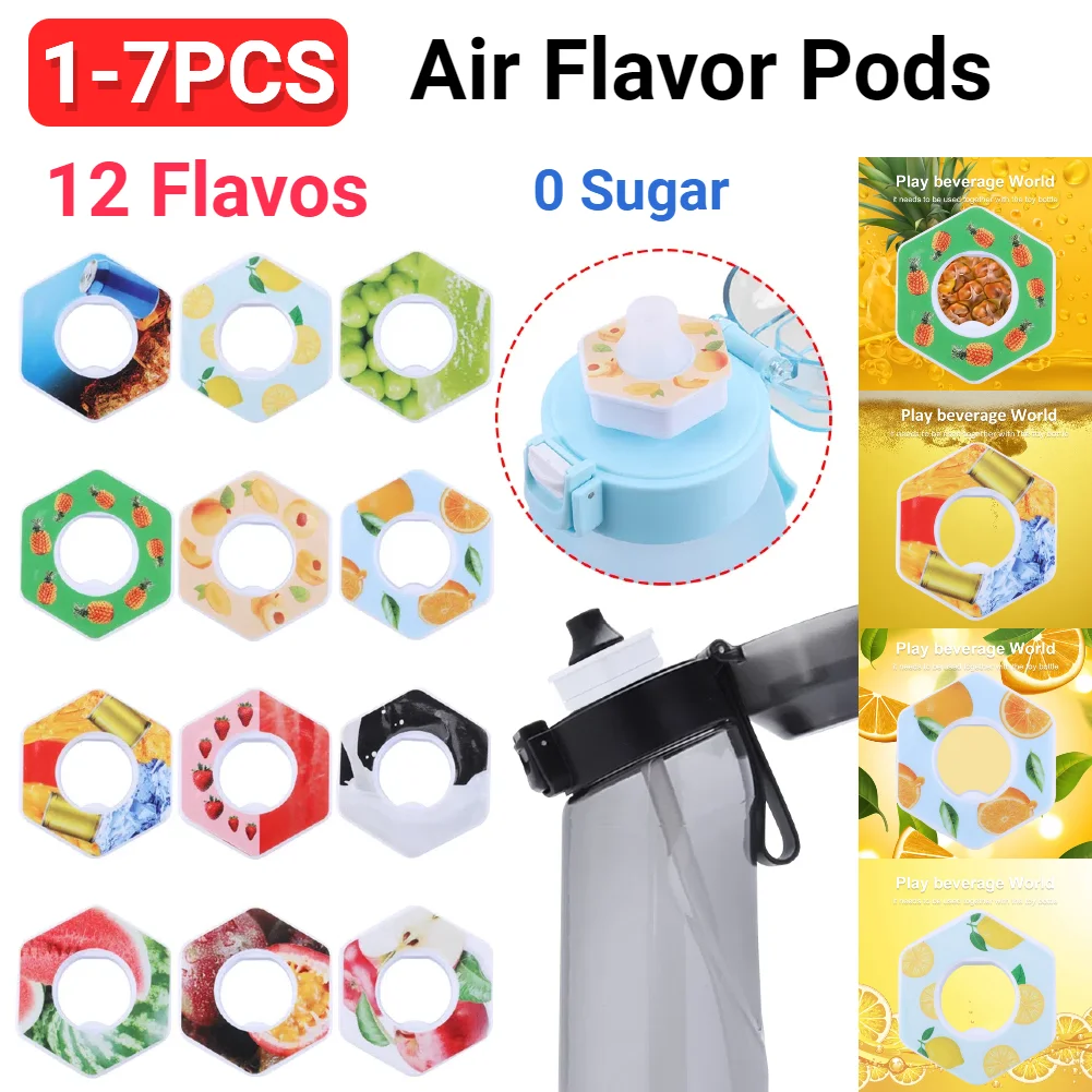 Garrafa-de-gua-Air-Flavor-Pods-Flavor-Caps-0-Sugar-Fruit-Scent-Pods ...